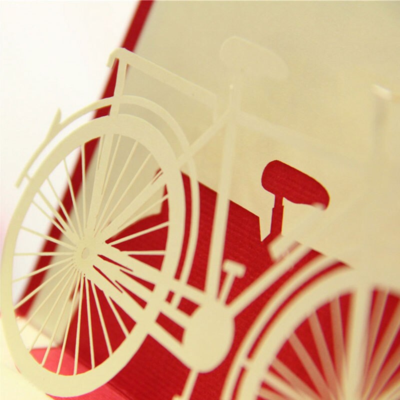 Bicycle Travel 3D Pop Up Card Happy Birthday Valen... – Grandado