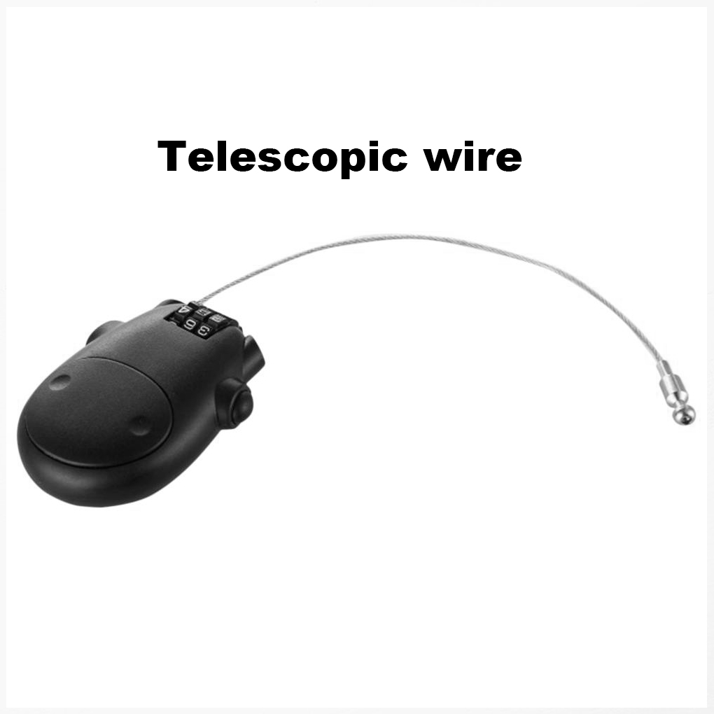 Telescopic Wire Rope Steel Cable Code Lock Suitcas... – Vicedeal