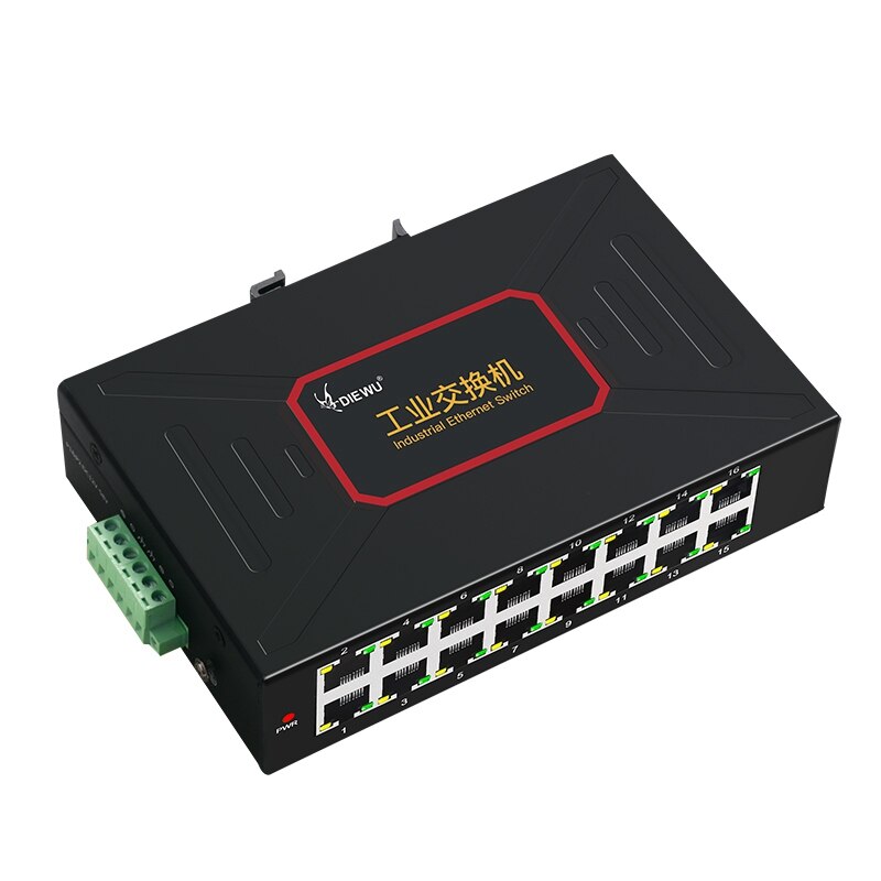 DIEWU 16 Ports Industrial Ethernet Switches 10/100... – Grandado