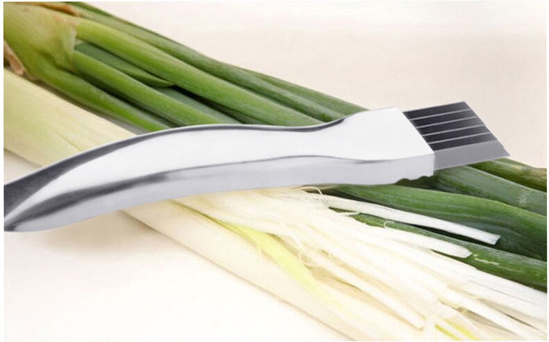 Rvs Sjalot Spring Onion Plantaardige Shredder Slic... – Vicedeal