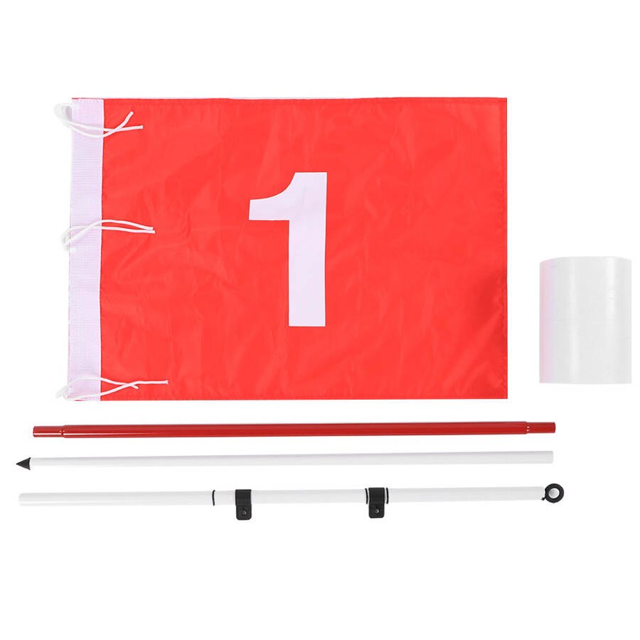Golf Hole Pole Cup Flag Stick 186cm 3 Sections Gol... – Grandado