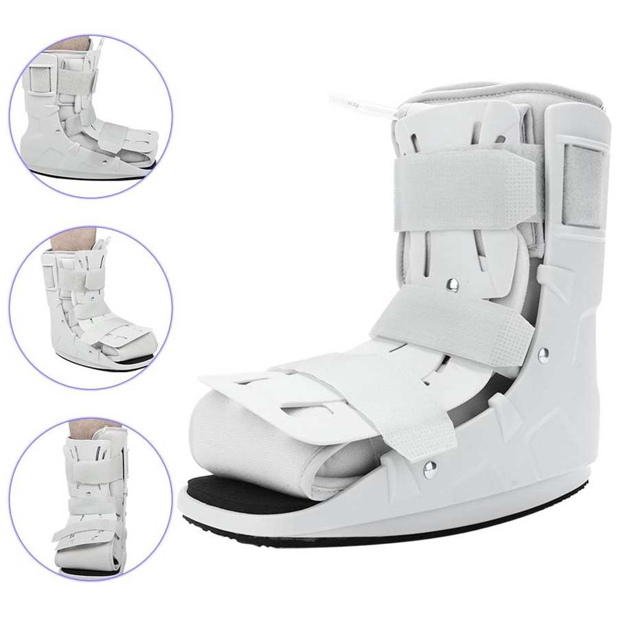 Foam Pneumatic Ankle Support Walking Boot Ankle St... – Grandado