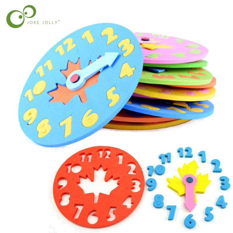 2PCS children DIY Eva clock learning education toy... – Grandado