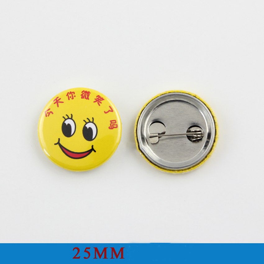 100set/pack 25MM Metal Badge Making Materials DIY ... – Grandado