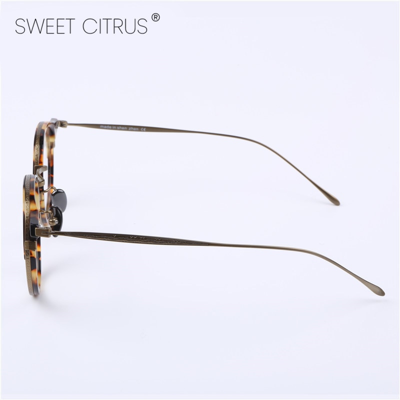 Sweet Citrus Pure B Titanium Glasses Frame Men Myo... – Vicedeal