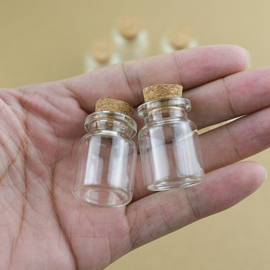 6 pcs/lot 5ml 22*30mm Small Glass Jars Test Tube T... – Vicedeal