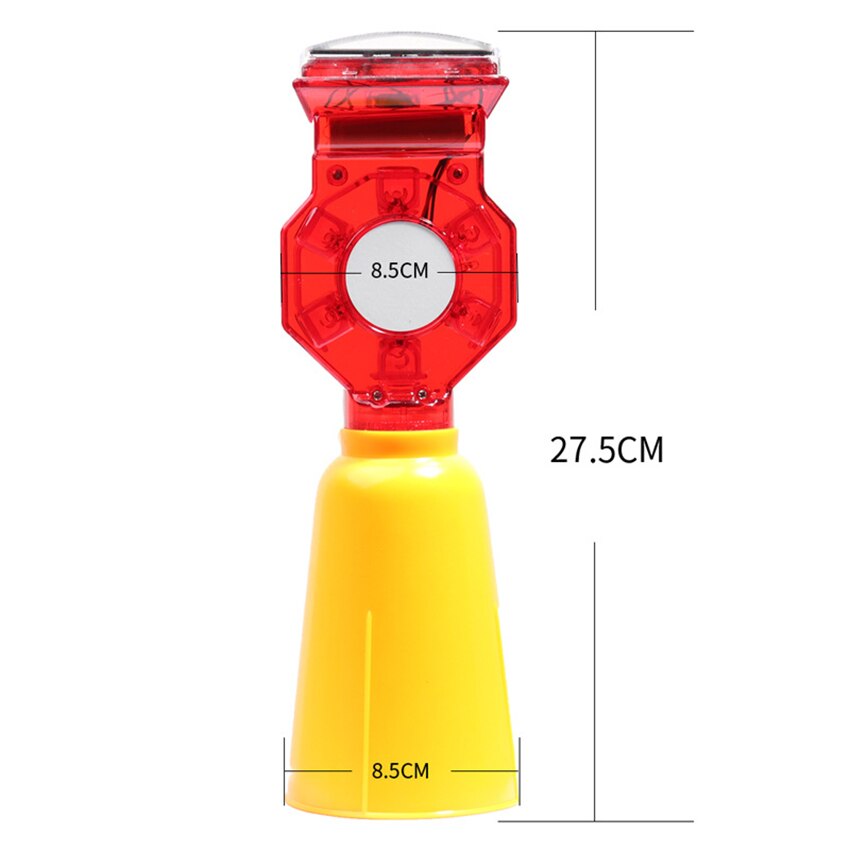 ABS Construction Traffic Light Solar Warning Lamp ... – Vicedeal