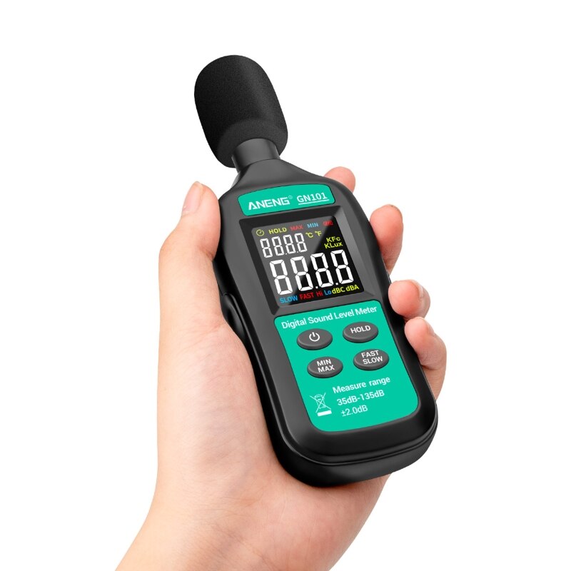 GN101 Digitale Noise Meter Meting 35-135 Db Intell... – Vicedeal