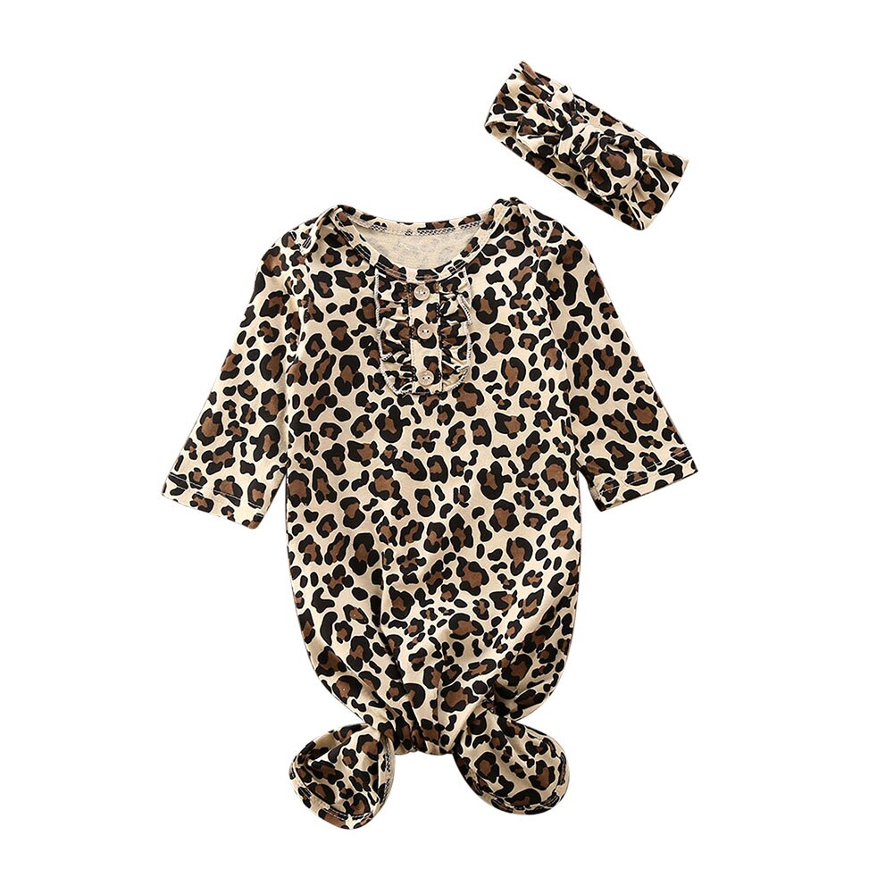 Cotton Newborn Baby Leopard Swaddle Wrap Swaddling... – Vicedeal