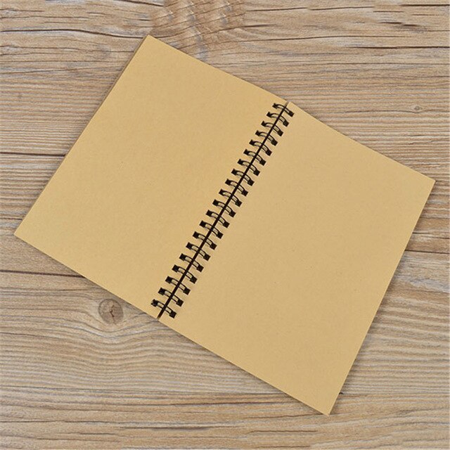 A5/A6 Kraftpapier Notebook Spiraal Spoel Daily Han... – Grandado
