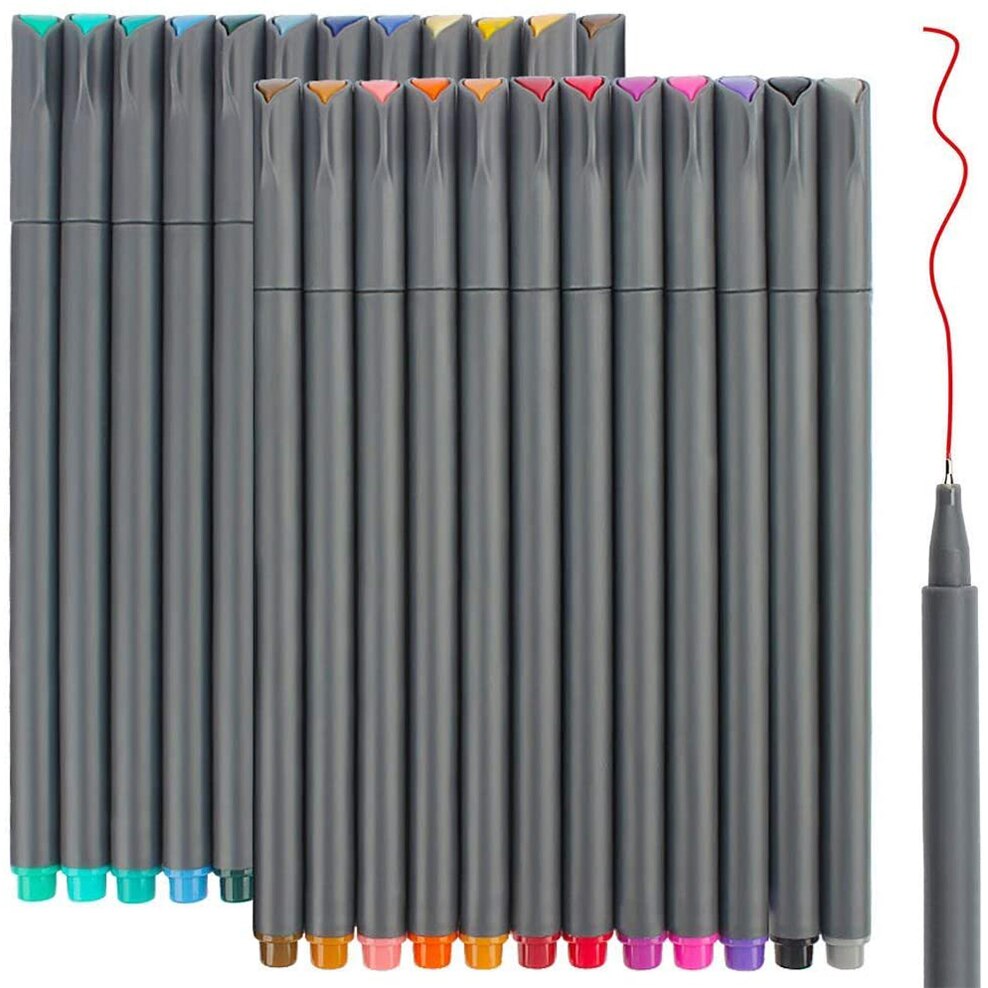 24pcs/set Painting needle pens art Markers Fast dr... – Grandado