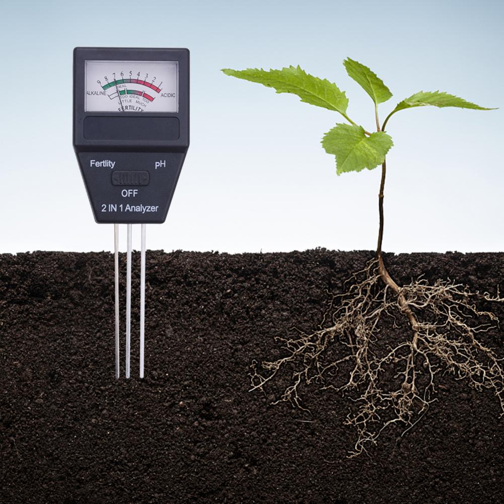 Soil PH Meter Three Probes Accurate Plastic Easy t... – Grandado