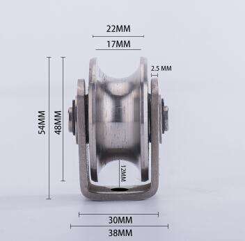 2 inch 201 stainless steel Sliding Gate motor Roll... – Vicedeal