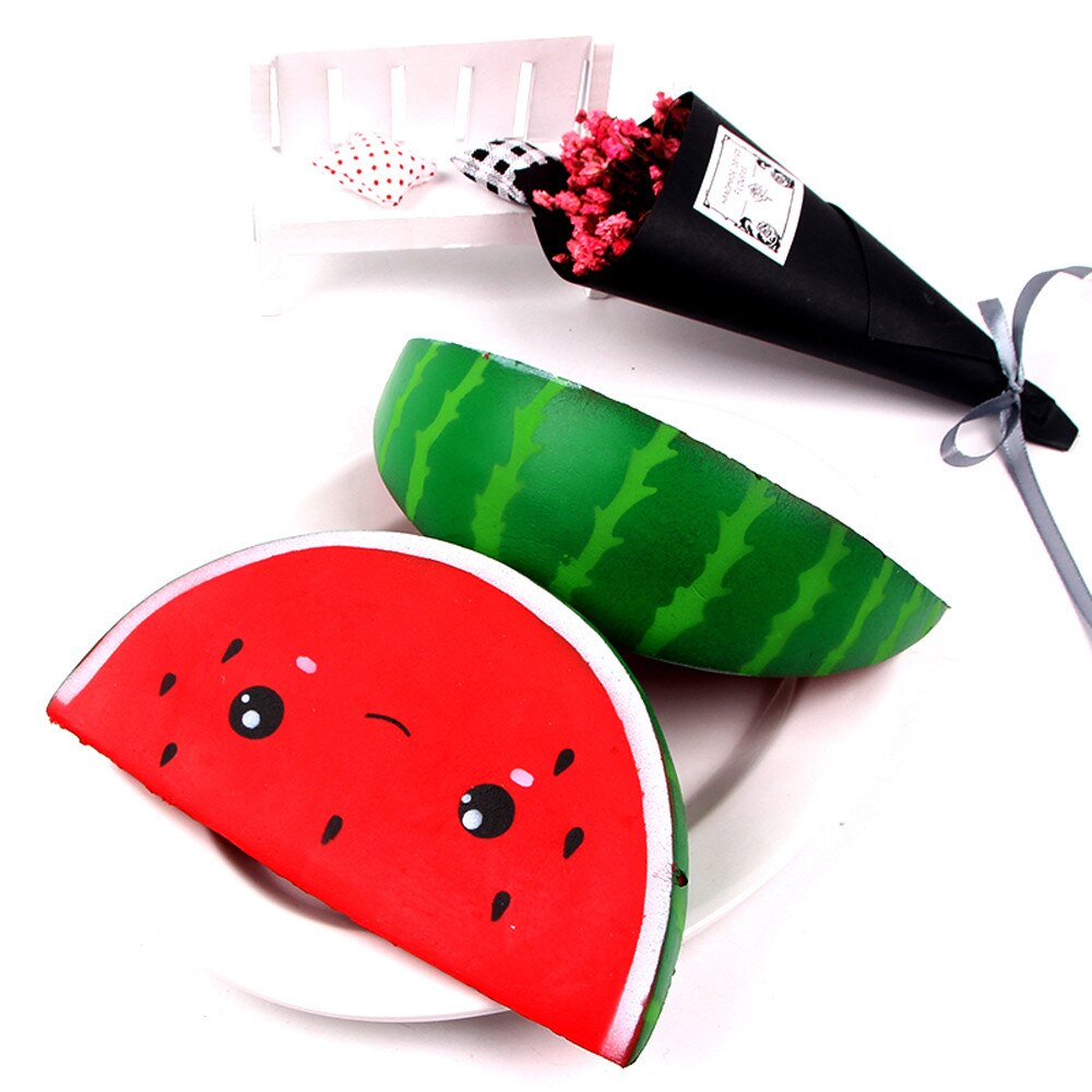 Squishy Cute Smiley Watermelon Cream Squeeze Toy S... – Grandado