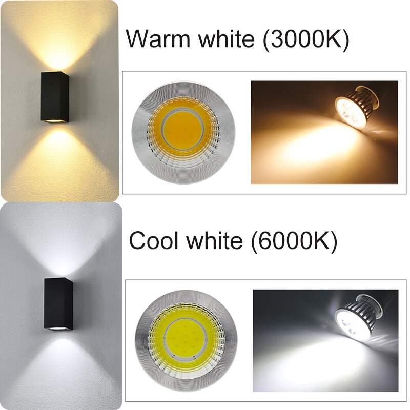 IP65 Waterproof GU10 indoor outdoor Led wall light... – Grandado