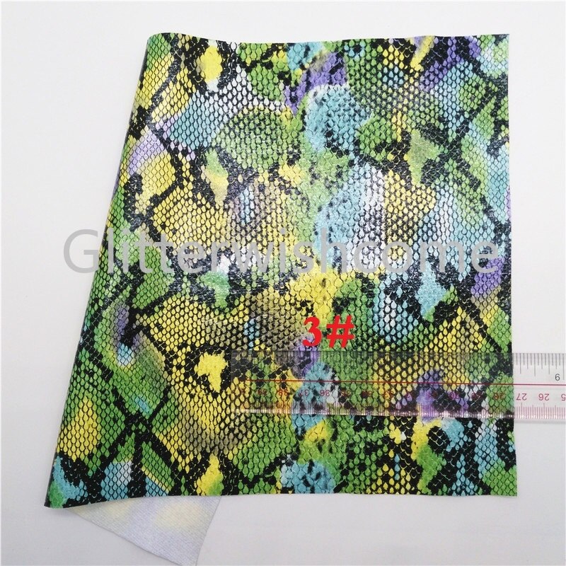 Glitterwishcome 21X29CM A4 Size Python Snake Faux ... – Grandado