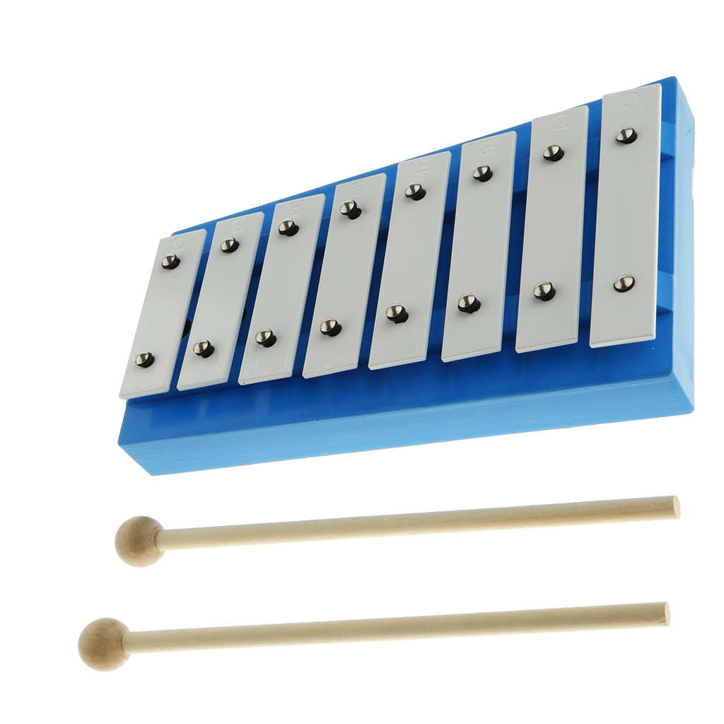 8 Tones Xylophone Vibraphone Piano Toys With 2 Mal... – Grandado