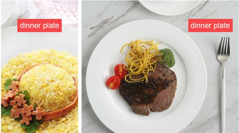 8Inch, Plain White Bone China Bord, Ceramc Plaat V... – Vicedeal