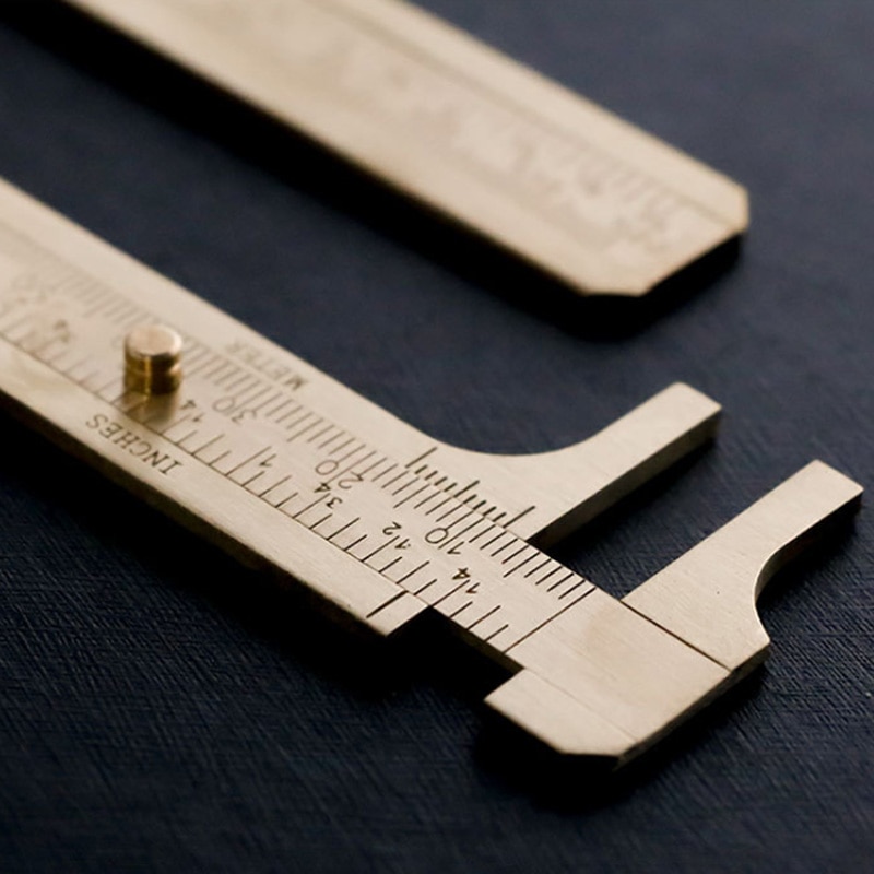 Caliper brass ruler Measuring tools for school stu... – Vicedeal