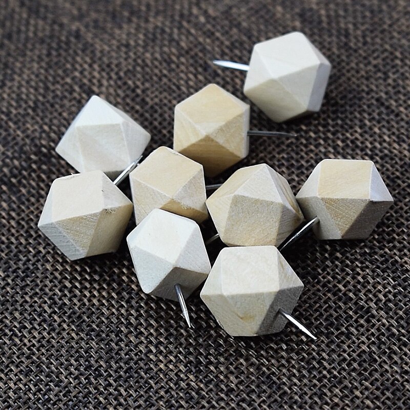 9PCS Wooden Thumbtack Drawing Push Pins for Photo ... – Vicedeal