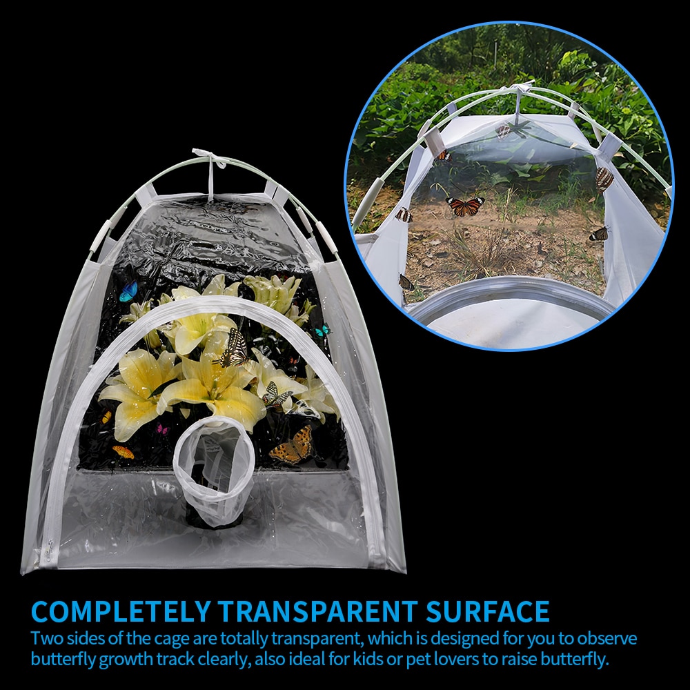 Outdoor Insect Mesh Kooi Incubator Vlinder Habitat... – Vicedeal