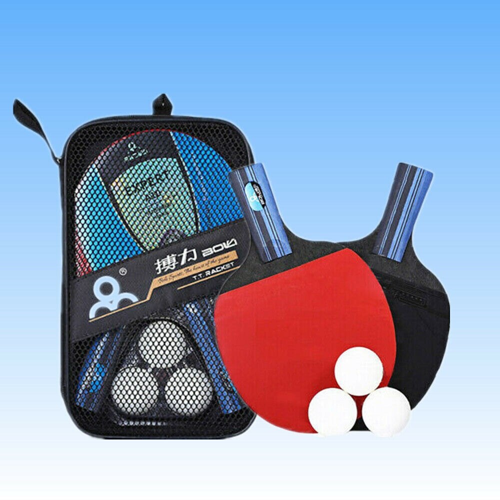 Pair Carbon Wood Table Tennis Racket Ping Pong Pad... – Grandado