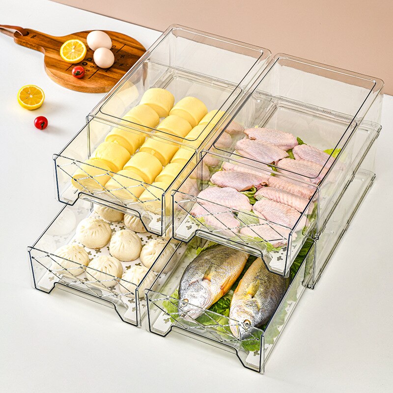 for Kitchen Organizer Egg Holder Fridge Storage Pl... – Vicedeal
