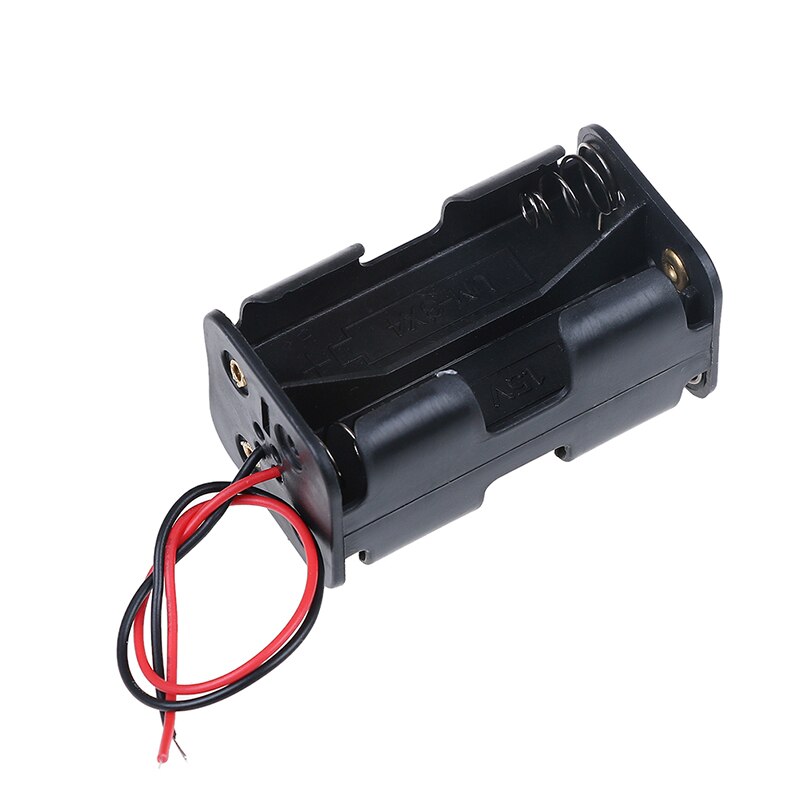 2 Stuks Zwart Plastic Battery Holder Case Met Bedr... – Grandado