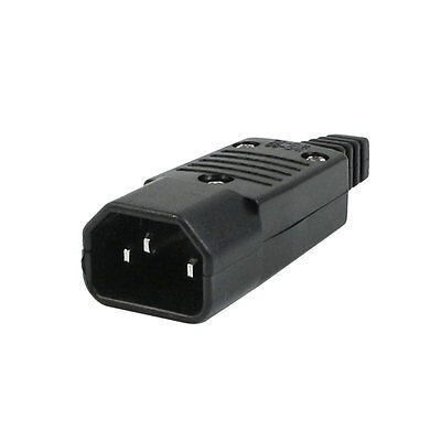 AC 250V 10A C16 Male Plug Power Cable Connector Bl... – Vicedeal