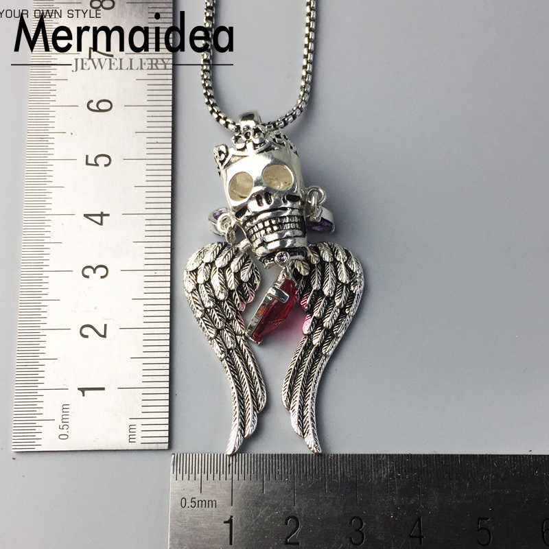 Hanger Ketting Skull Queen Link Chain Mode-sierade... – Grandado