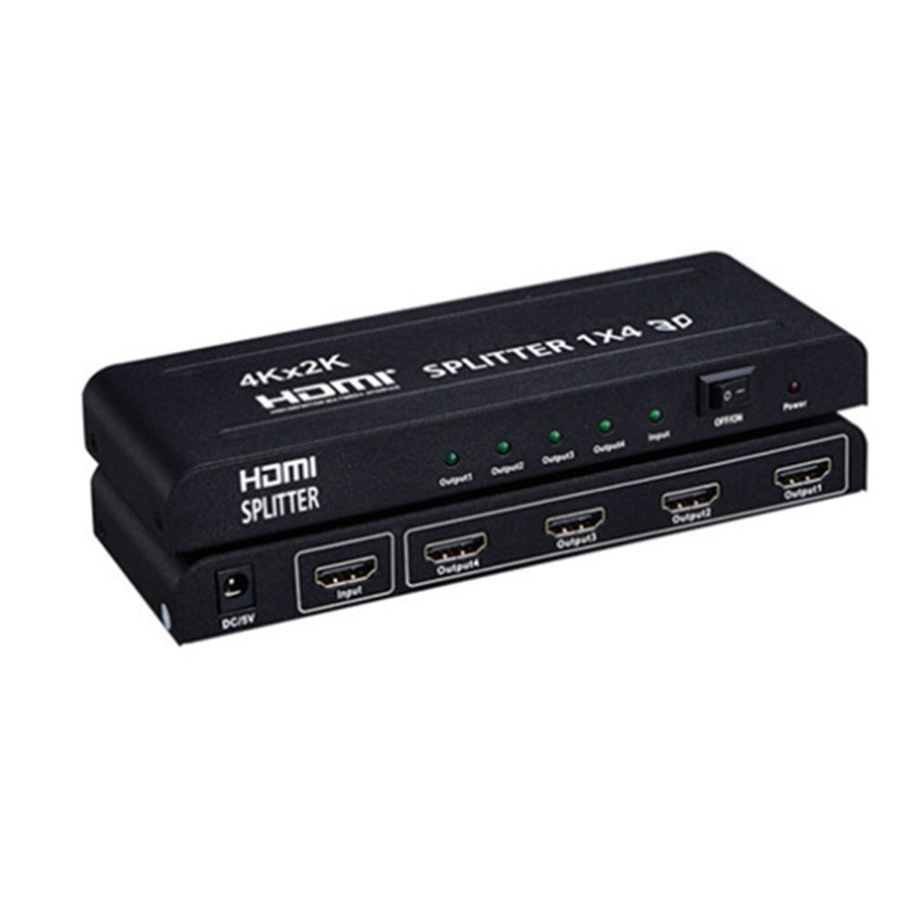 Full HD HDMI Splitter 1X4 4 Port Hub Repeater Ampl... – Grandado