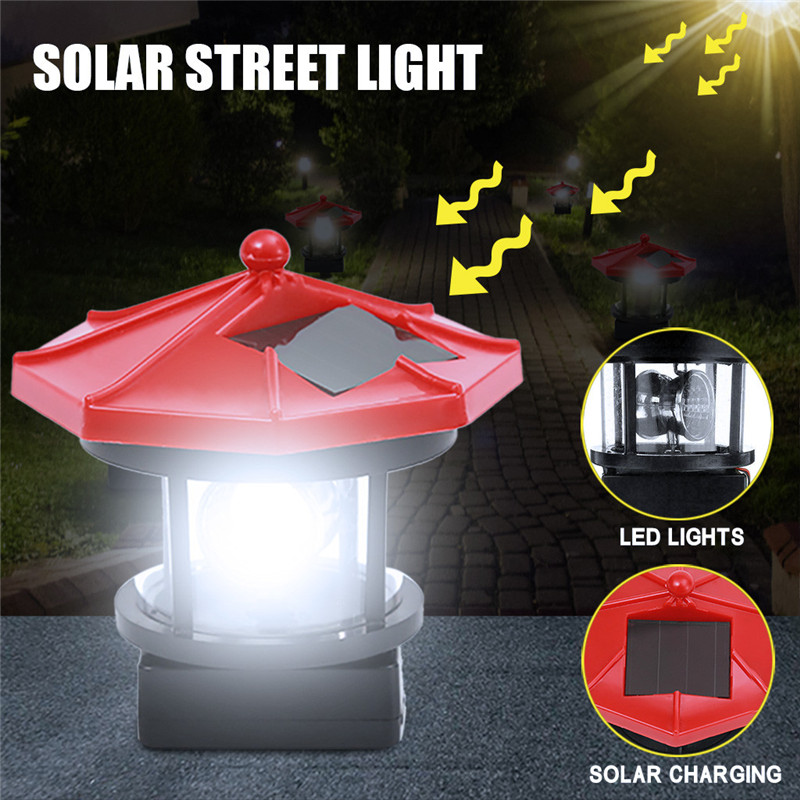 Outdoor Decor Lamp Led Solar Light Statue 360 rota... – Grandado