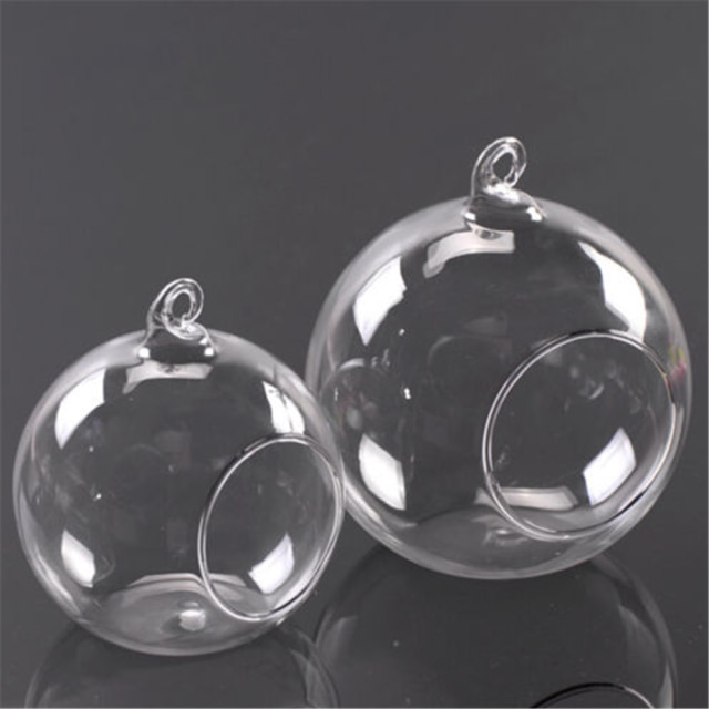1pcs Clear Glass Ball Globe Shape Terrarium Ball F... – Grandado