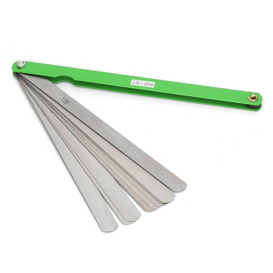 Stainless steel 17 blade 0 02-1mm gauge feeler gau... – Grandado