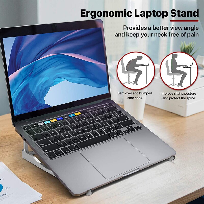 Portable Aluminum Computer Holder Laptop Stand Bra... – Grandado