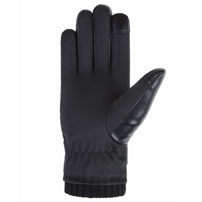 Bison dneim mænds vinter varme handsker touch scre... – Grandado