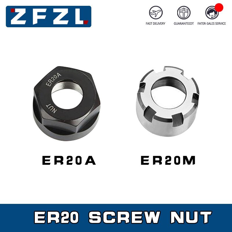 1pcs ER20 ER16 ER11 A M Type chuck nut engraving e... – Grandado