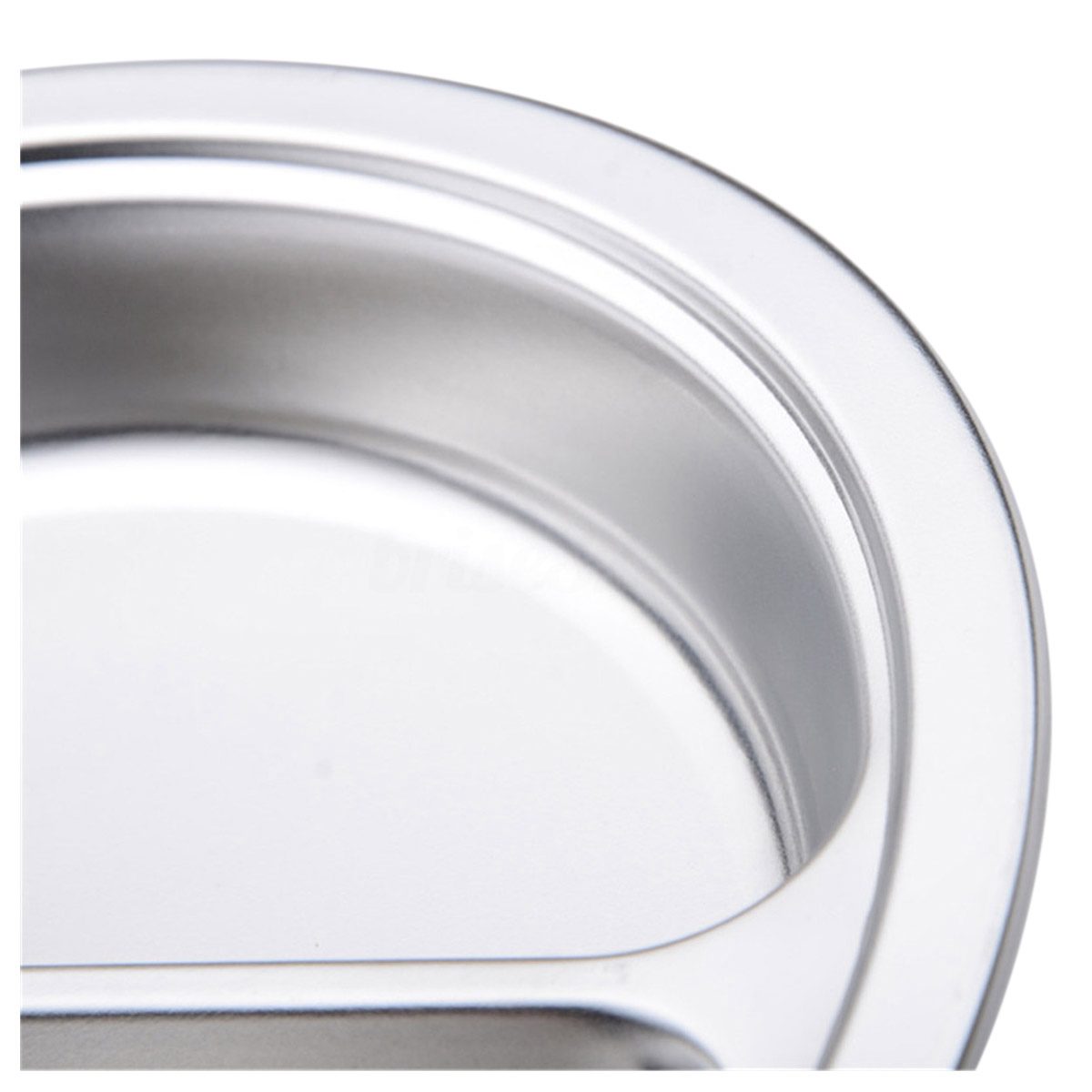 Stainless Steel 3 Sections Round Divided Dish Snac... – Grandado