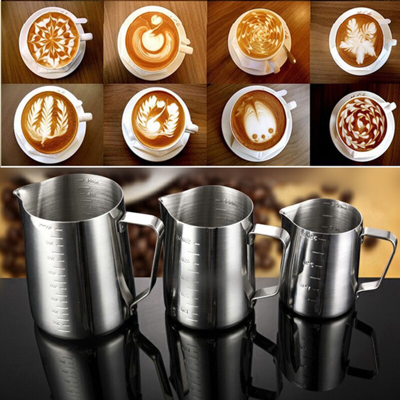 1Pc Coffeeware Stainless steel Coffee Milk jugs 35... – Grandado