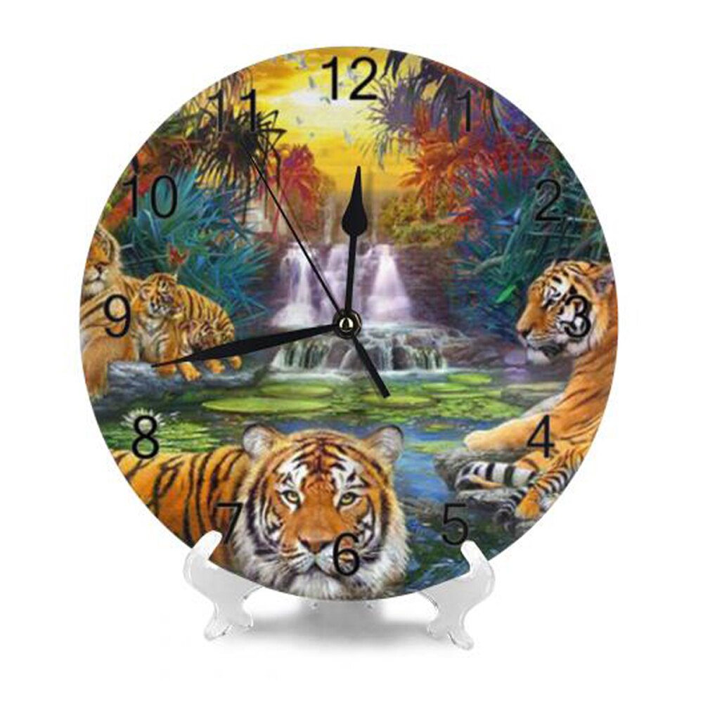 Tigers 25CM Wall Clocks Numeral Digital Dial Mute ... – Grandado