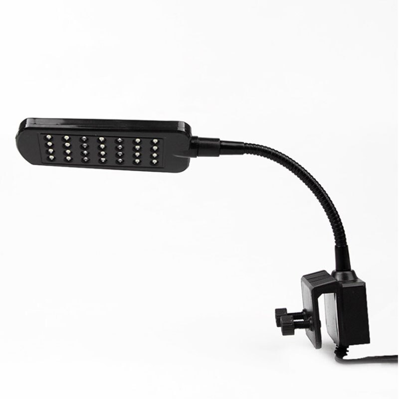 Black 28 LED Aquarium Fish Tank Clamp Clip Light W... – Vicedeal