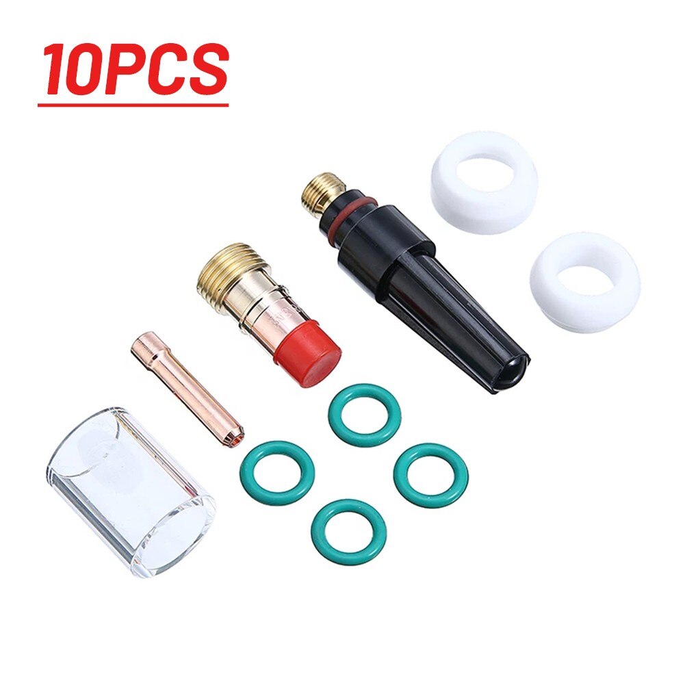 10Pcs TIG Welding Torch #10 Pyrex Glass Cup For WP... – Vicedeal