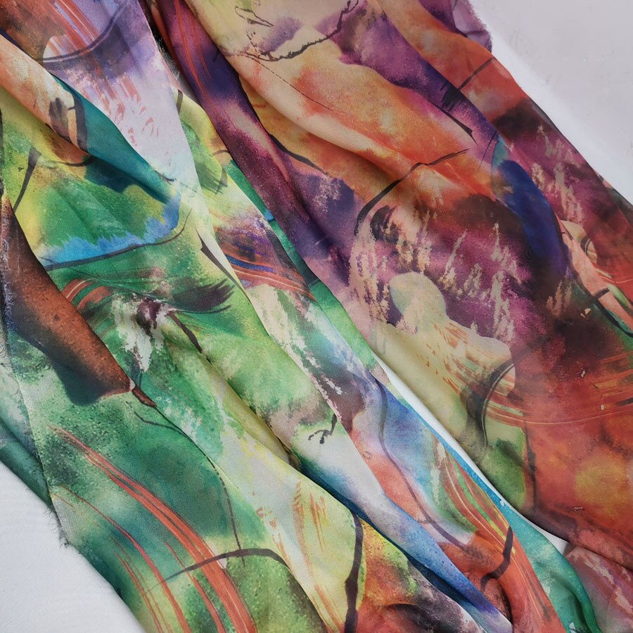 Jurk Dansen Stof Vloeiende 30D Chiffon Kostuum Mat... – Grandado