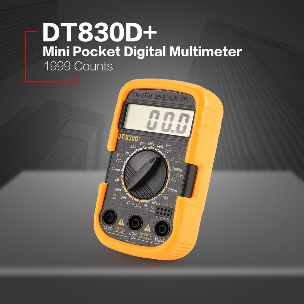 DT830D + Mini Pocket Digitale Multimeter 1999 Telt... – Vicedeal