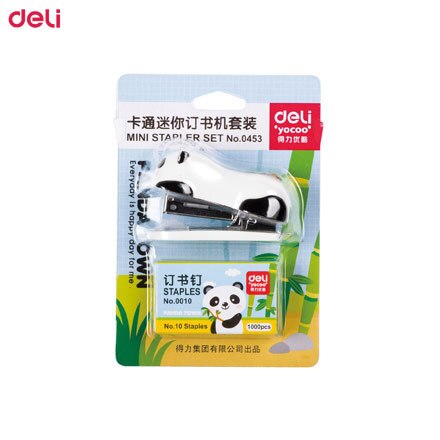 Deli Stapler Cute Pandas Mini Stapler with Staples... – Grandado