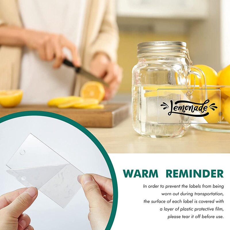 20PCS Hanging Labels Blank Clear Acrylic Basket Ta... – Grandado