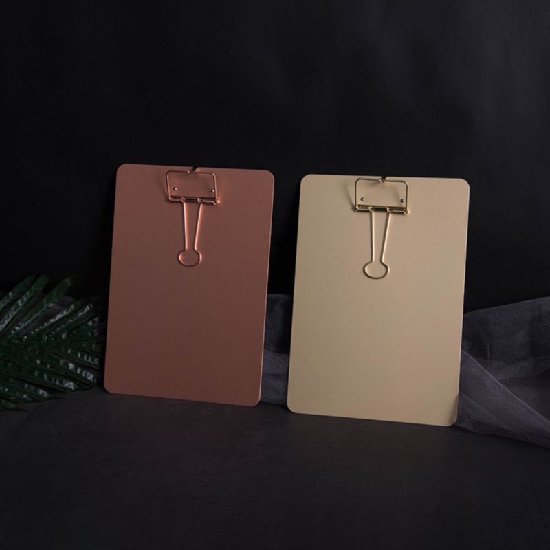 Metal Clipboard Writing Pad File Folders Document ... – Vicedeal
