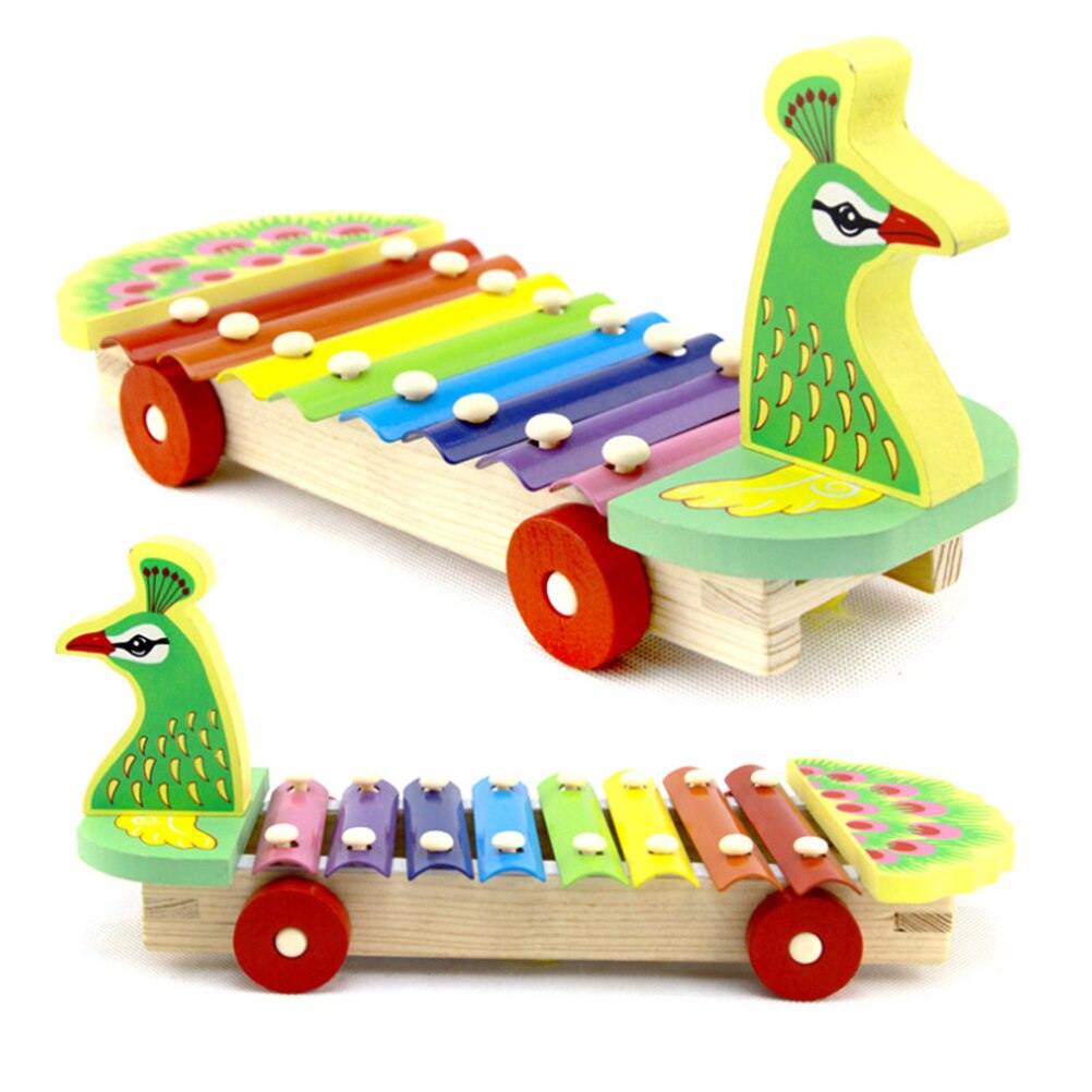 Piano de pavo real de madera para niños, juguete e... – Grandado