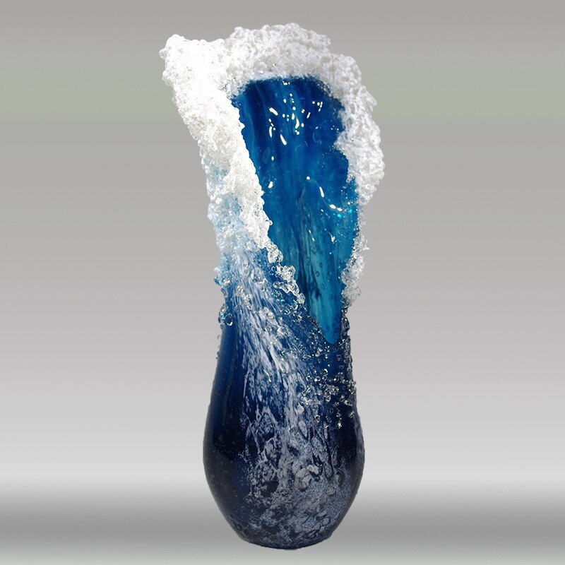 Ocean Wave Vases for Decoration Ocean Wave Vase De... – Grandado