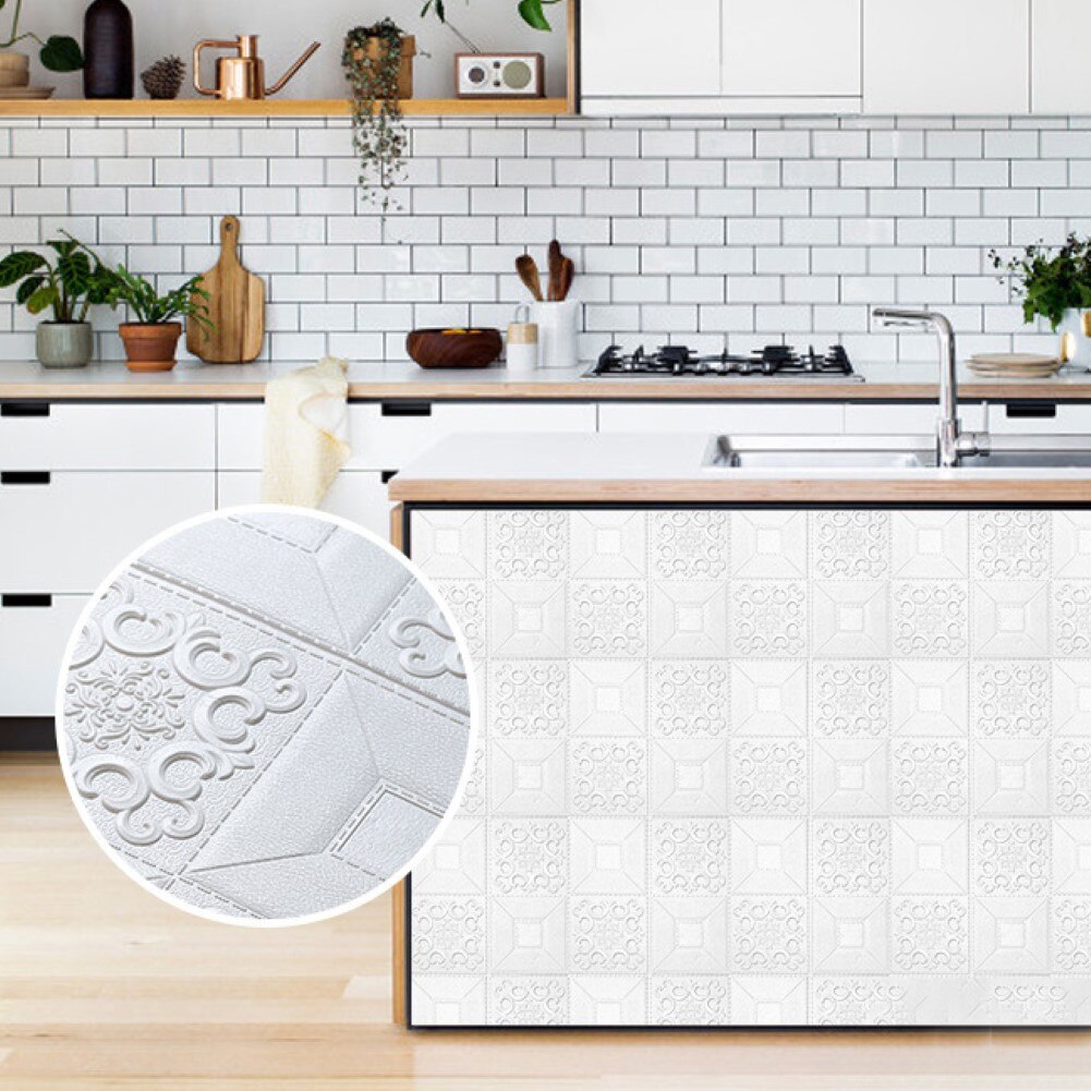 Waterproof 3D Brick Wall Sticker Foam DIY Adhesive... – Grandado